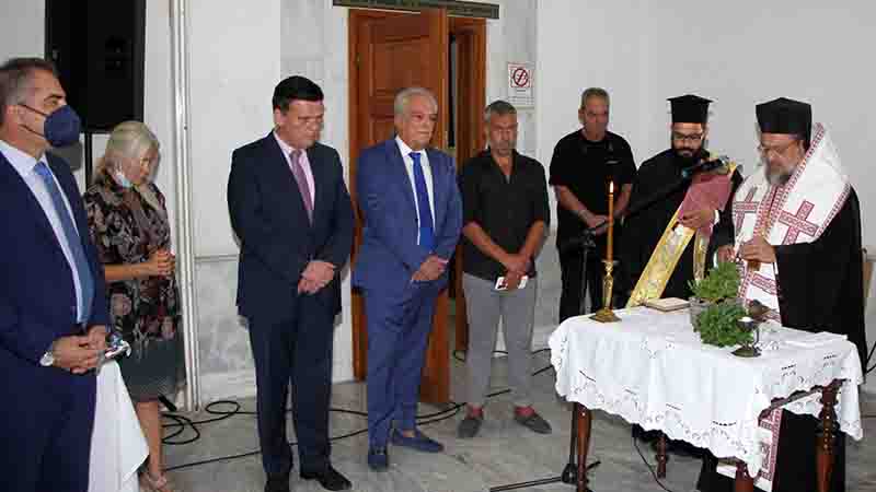 ΧΑΙΡΕΤΙΣΜΟΣ ΠΡΟΕΔΡΟΥ Δ.Σ.Κ. ΣΤΗΝ ΤΕΛΕΤΗ ΑΓΙΑΣΜΟΥ ΓΙΑ ΤΗΝ ΕΝΑΡΞΗ ΤΟΥ ...